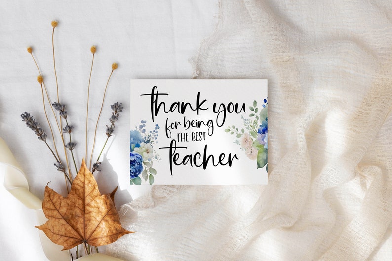 Colorful Teachers Day Thank You Card | World Teachers Day | Printable ...