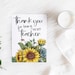 Teachers Day Card Sunflowers | Printable Card for Teacher | Teachers ...