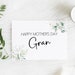 Printable Mothers Day Card for Gran | Printable Mother's Day Card PDF ...
