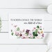 Floral Teachers Day Card | Printable Card for Teacher | Teachers ...