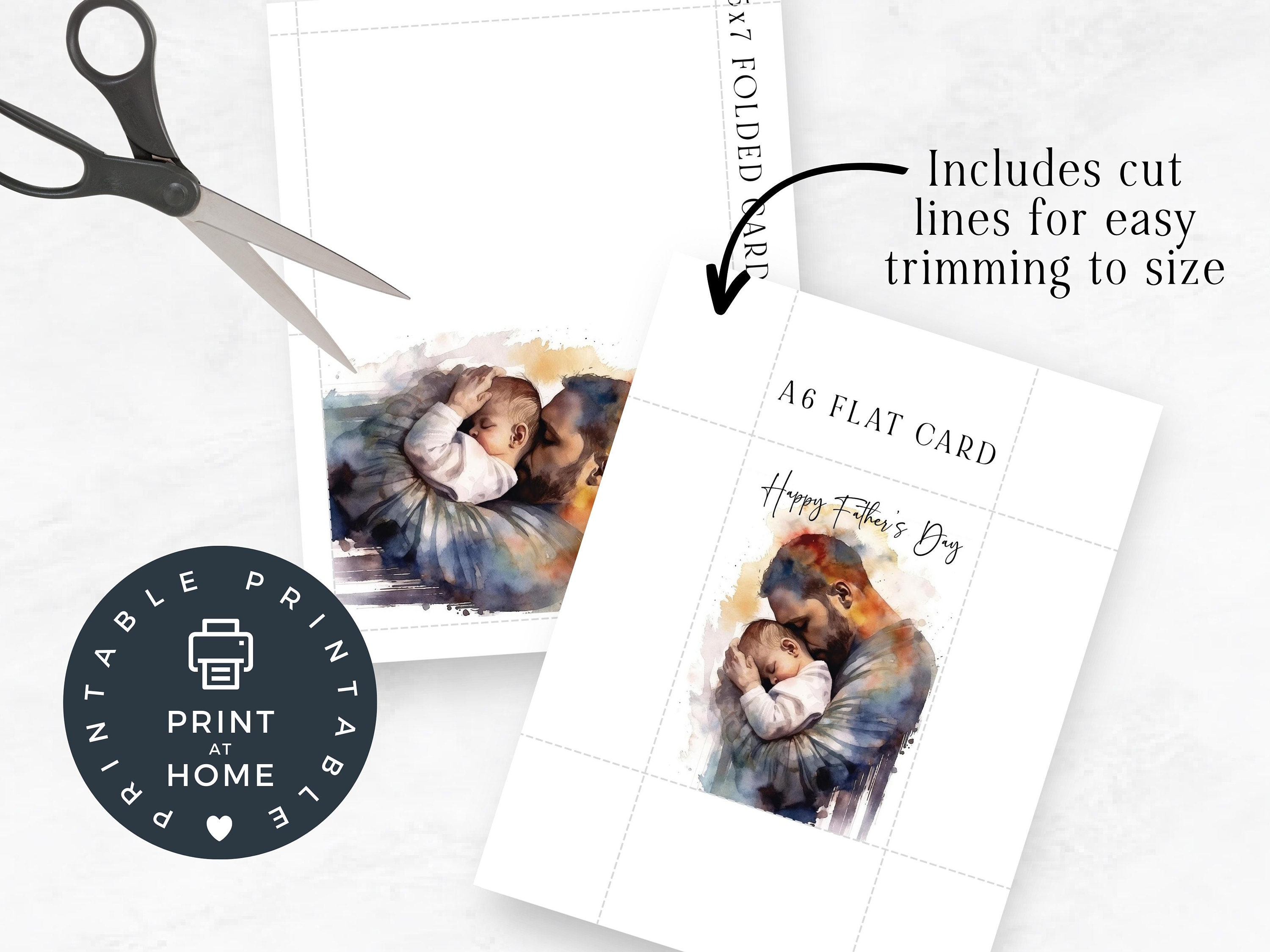 Foldable Fathers Day Cards Printable Printable Fathers Day Card Ideas