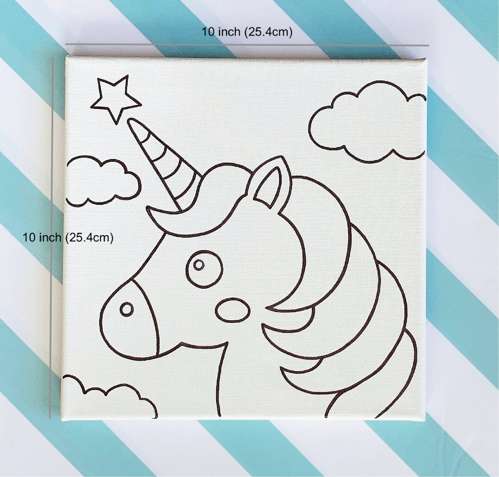 Kids Painting Kit / Magical Unicorn Acrylic Painting Kit - Etsy