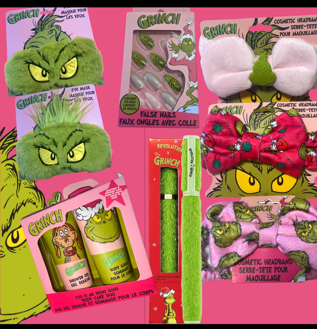Grinch Beauty/makeup Products - Etsy