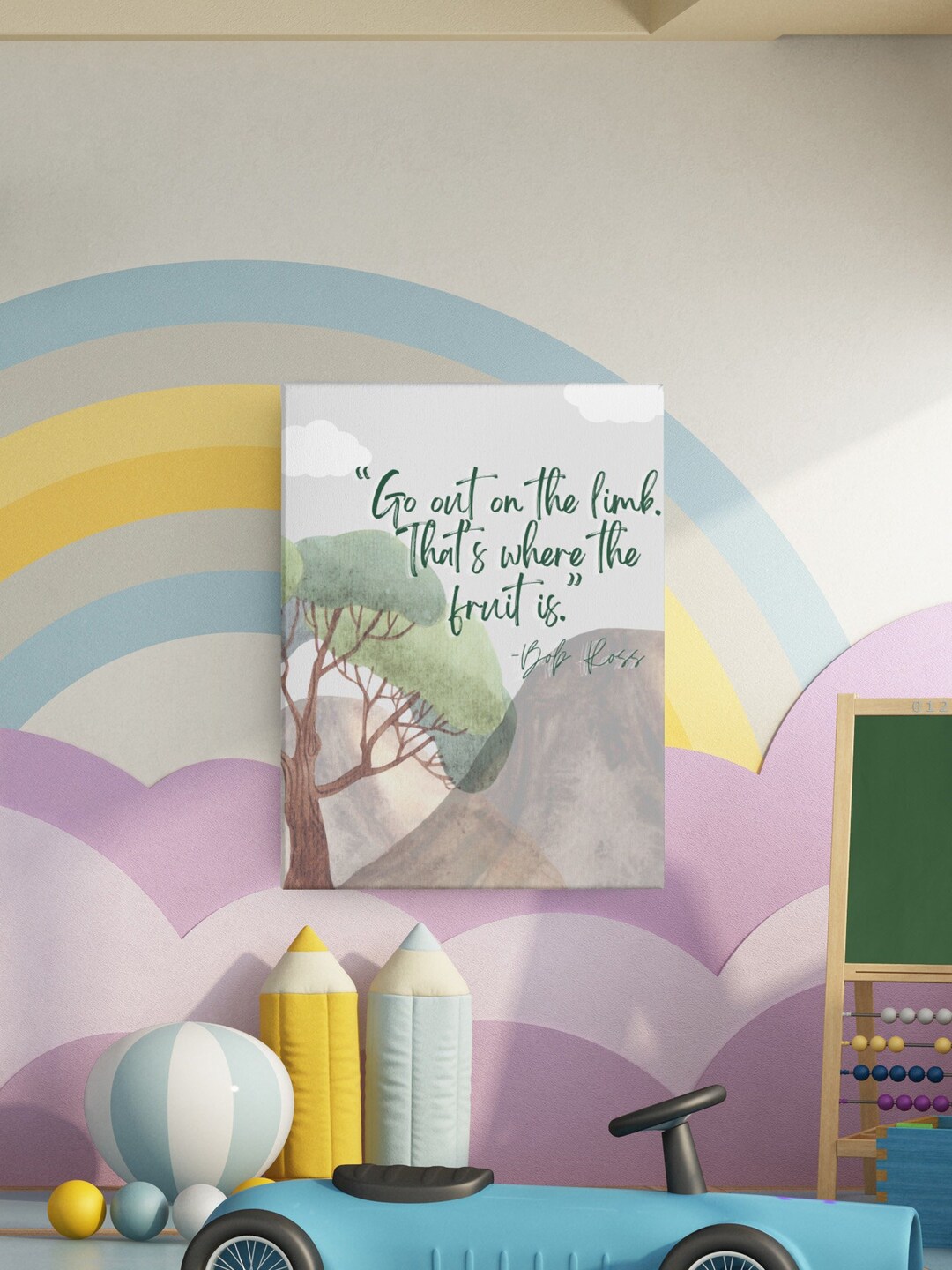 Bob Ross Quote, Art Print, Inspirational Print, Positivity Art, Home ...