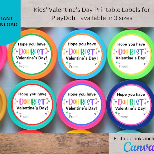 Play Doh Valentines - Etsy