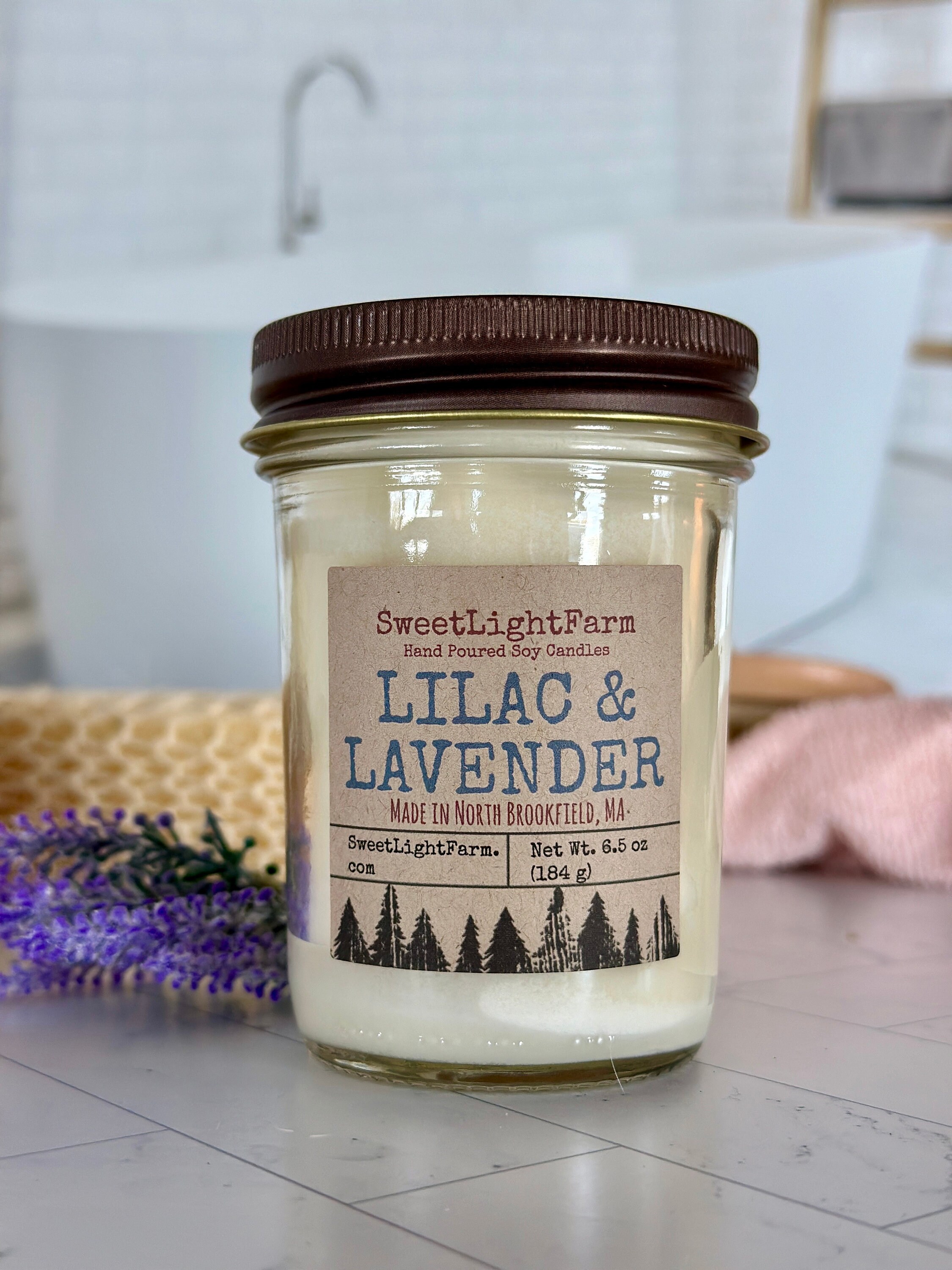 Lilac & Lavender Hand Poured Small Batch Soy Candles - Etsy