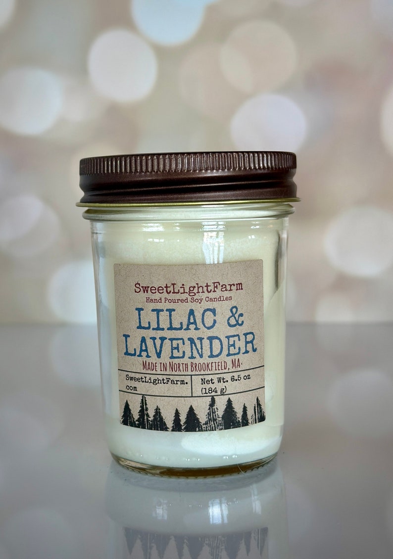 Lilac & Lavender Hand Poured Small Batch Soy Candles - Etsy