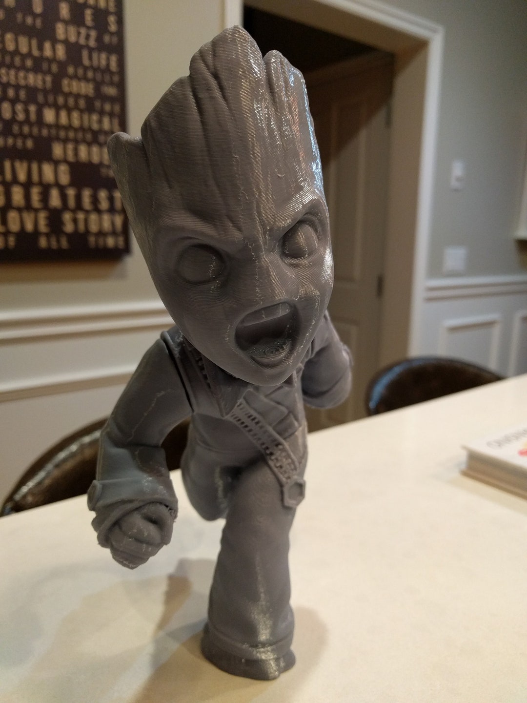 Ravager Baby Groot (3D Printed Model) - Etsy