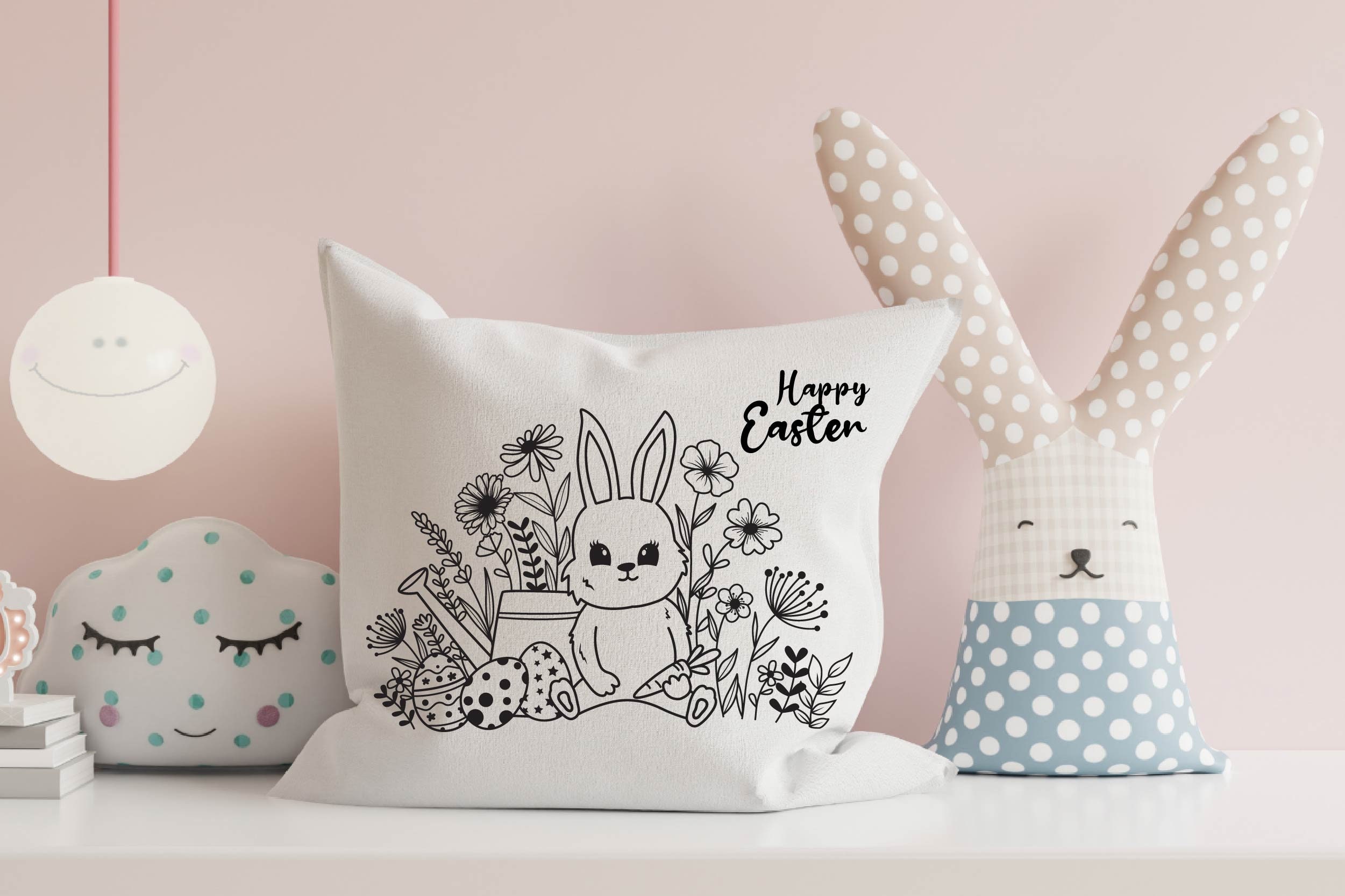 Bunny Flower Svg Rabbit Flower Svg Easter Rabbit Svg Rabbit | Etsy