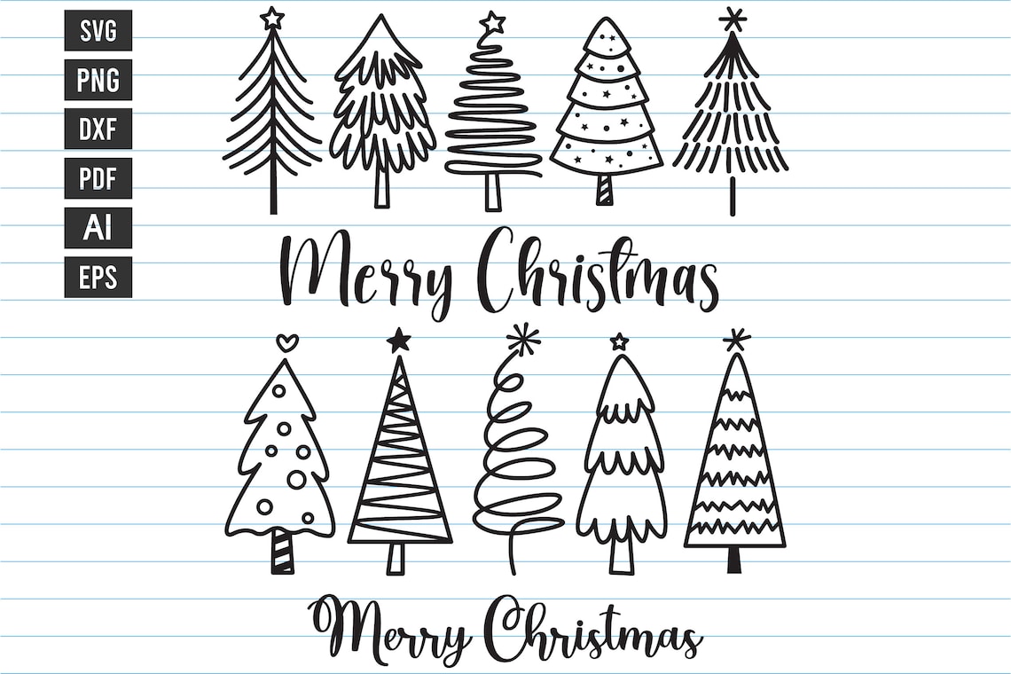 Christmas Tree Svg Christmas Tree Svg Bundle Christmas Tree - Etsy