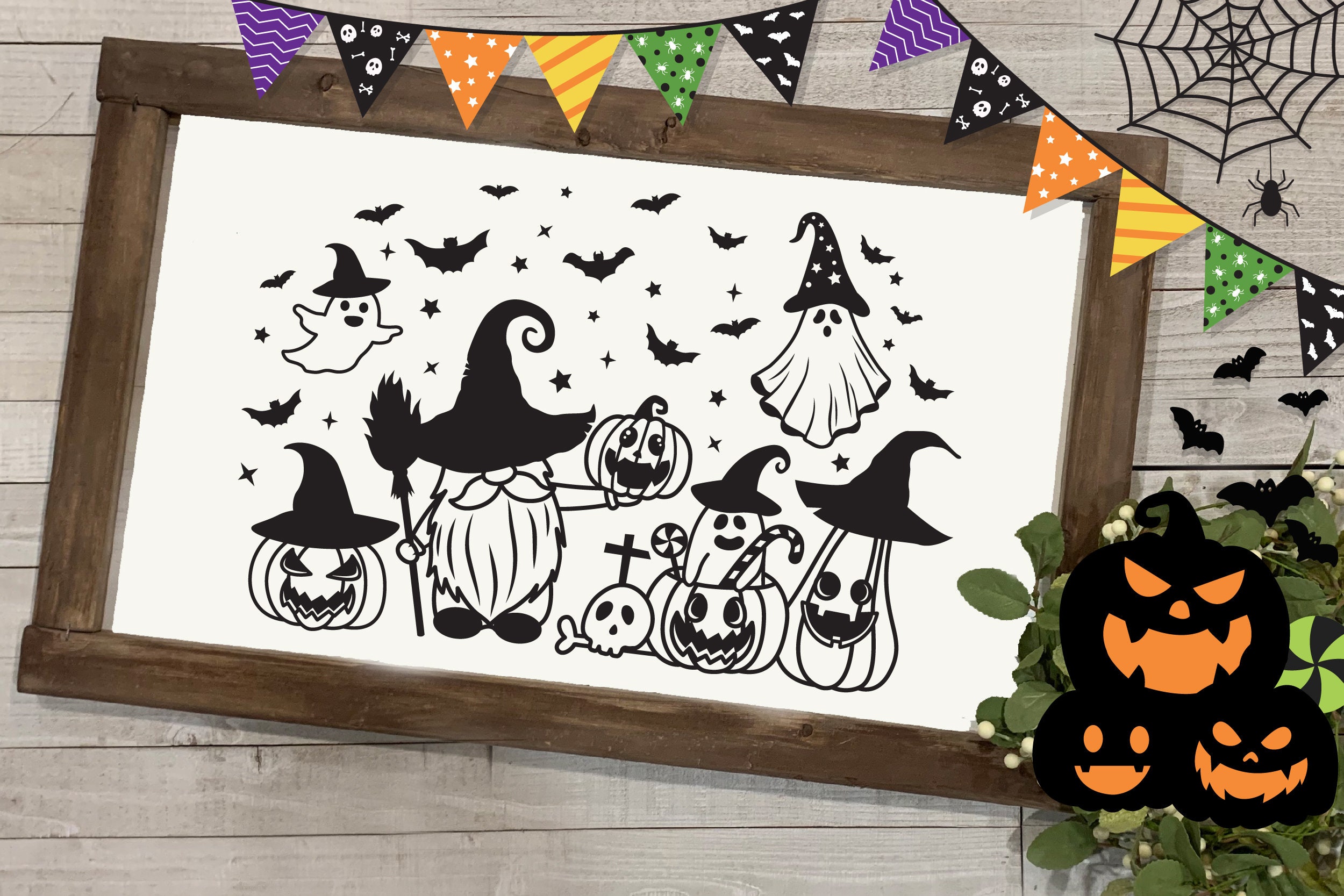 Halloween Svg Files Happy Hallween Svg Halloween Gnome Svg - Etsy
