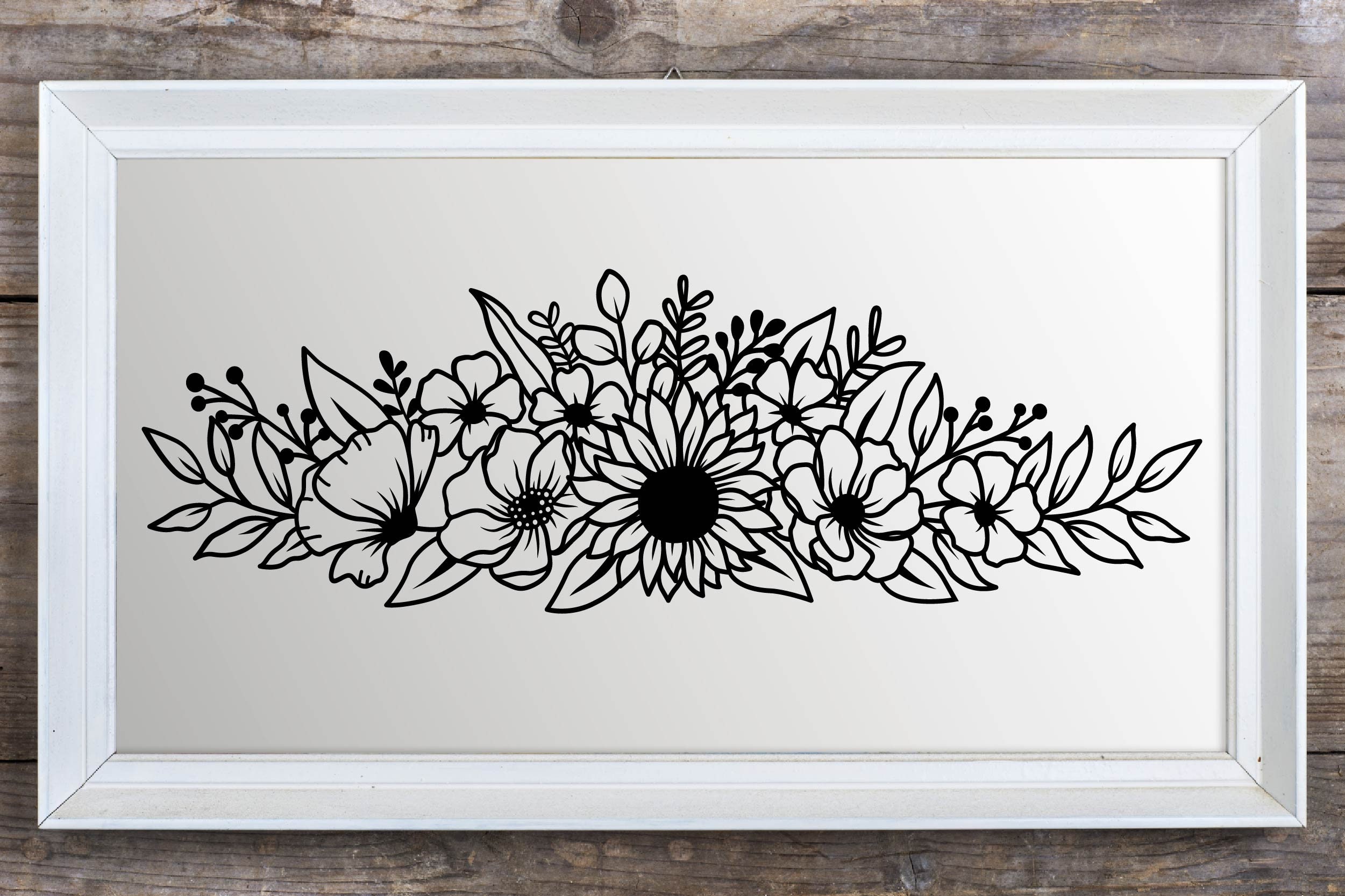 Flower Svg Files Floral Svg Flower Svg Cut Files Floral - Etsy