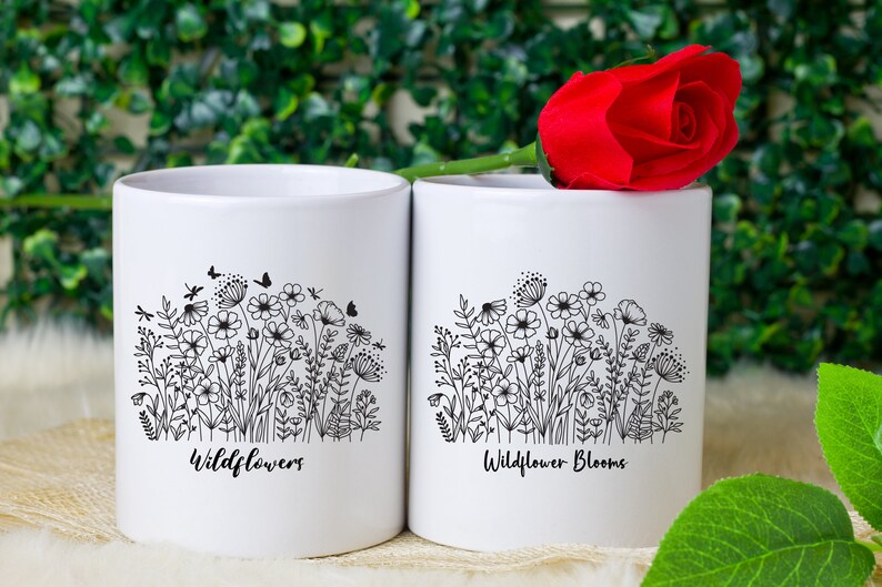 Wildflower Svg Files Flower Svg Wildflower Blooms Svg - Etsy