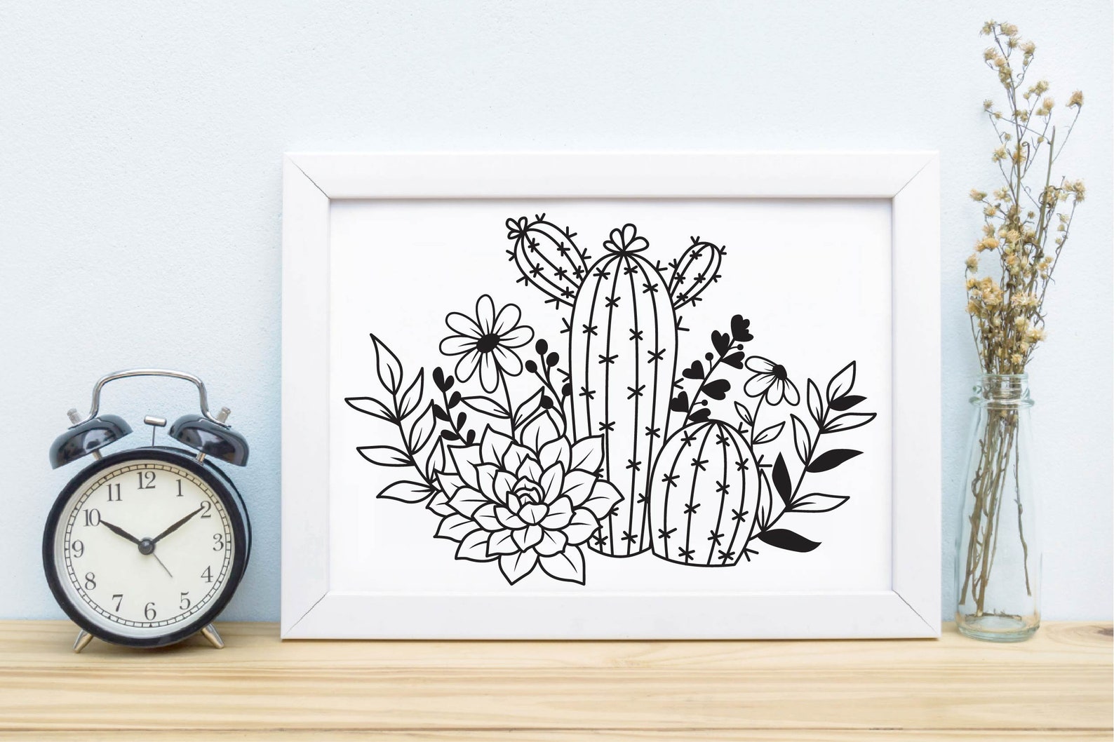 Cactus Svg, Cactus Flower Svg, Succulent Svg, Cactus Flower, Cactus Svg ...