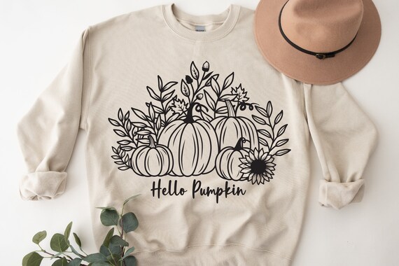 Hello Pumpkin Svg Fall Pumpkin Svg Fall Shirt Svg - Etsy