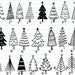 28 Christmas Tree Svg Bundle Design, Christmas Trees Svg, Christmas Svg, Christmas Tree Doodle ...