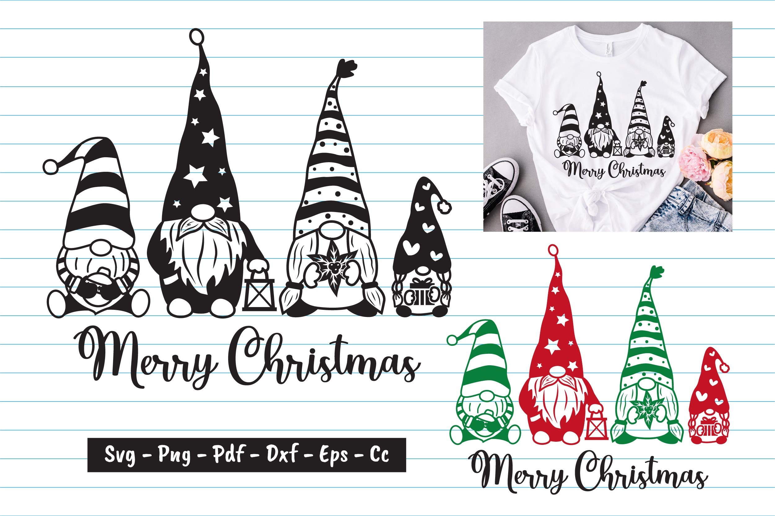 Family Gnome Svg Christmas Gnome Svg Merry Christmas Gnome | Etsy