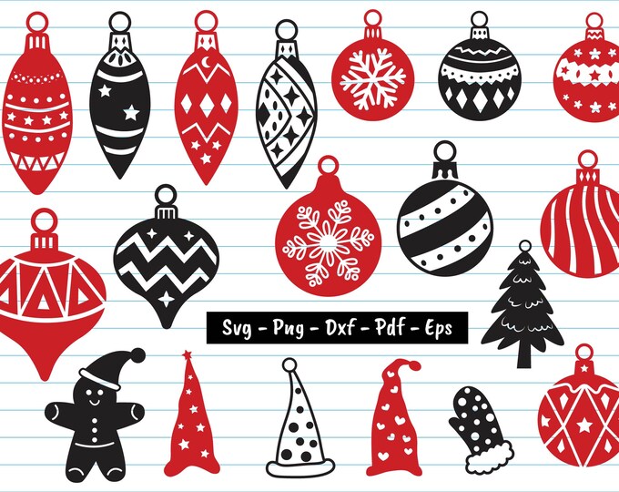 ADORNOS NAVIDEÑOS en SVG Nº 2, Archivos de Navidad en svg, Decoración ...