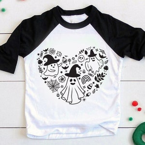 Halloween Svg, Halloween Heart Svg, Halloween Shirt Svg, Ghost ...