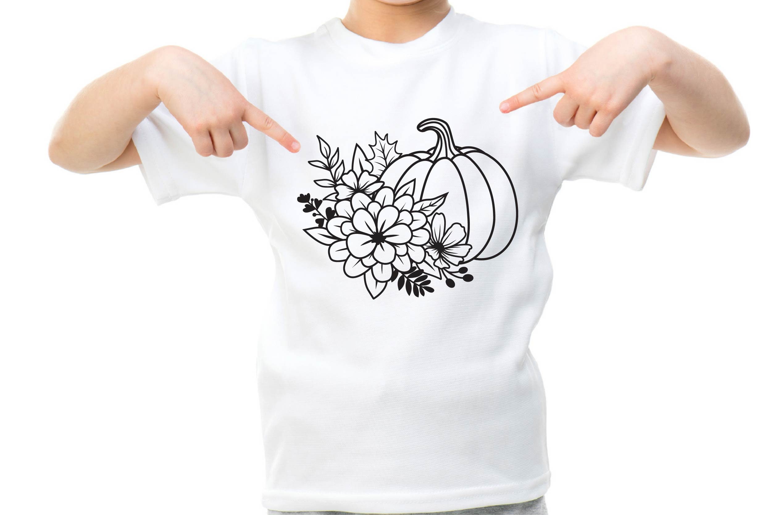 Flower Pumpkin Svg Floral With Pumpkin Svg Succulent - Etsy