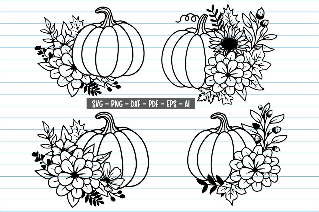 Flower Pumpkin Svg, Fall Svg, Fall Pumpkin Svg, Succulent Pumpkin ...