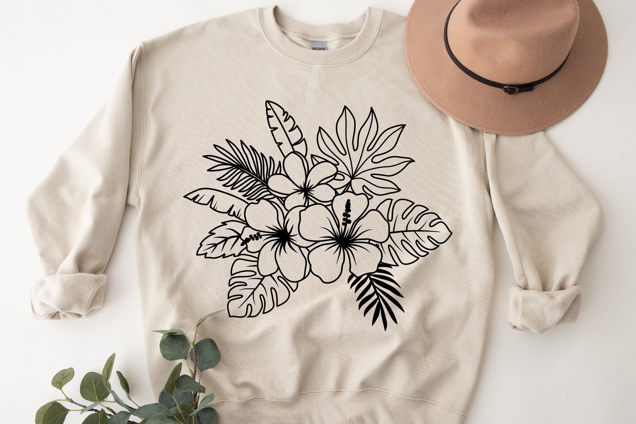 Flower Svg Bundle Flowers Svg Tropical Flower Svg Tropical - Etsy