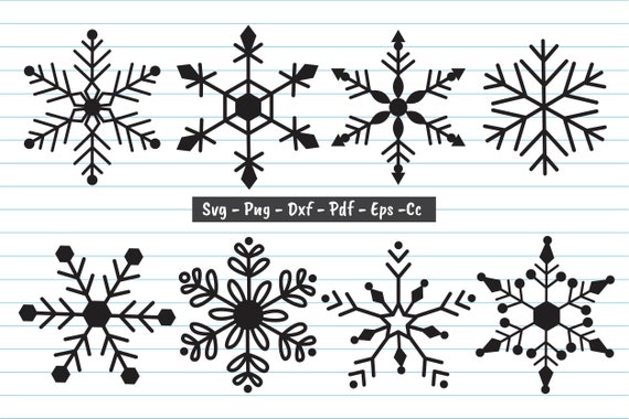 Snowflake Svg Bundle Snowflake Svg Christmas Svg Winter - Etsy