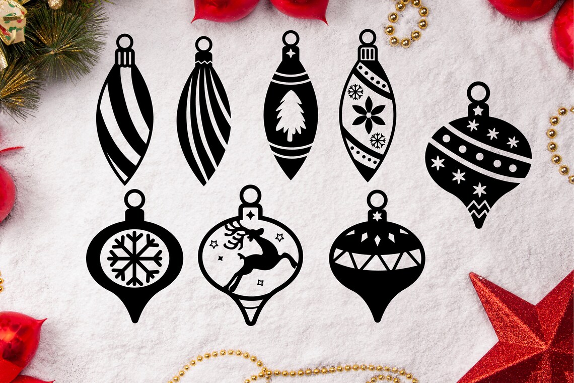 25 Christmas Balls Svg Bundle Christmas Ball Svg Christmas - Etsy