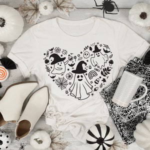 Halloween Svg, Halloween Heart Svg, Halloween Shirt Svg, Ghost ...