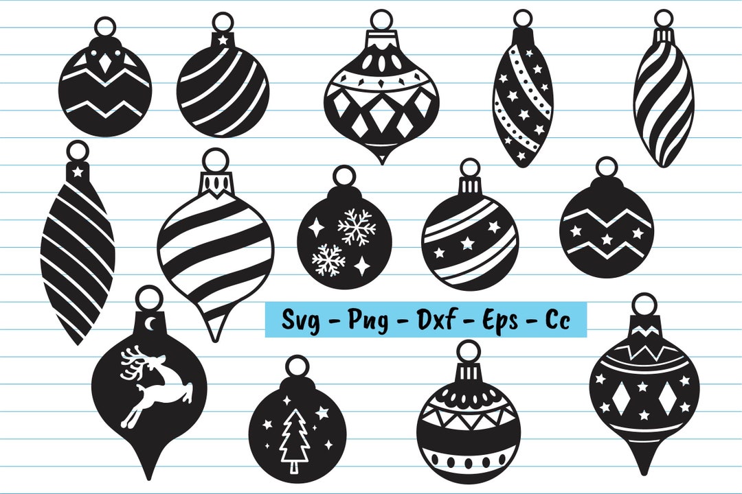14 Christmas Svg Bundle, Christmas Ball Svg, Christmas Ornament Svg ...