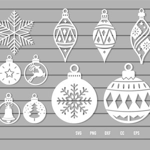 Christmas Ball Svg, Christmas Ornament Svg Bundle, Christmas Decoration ...