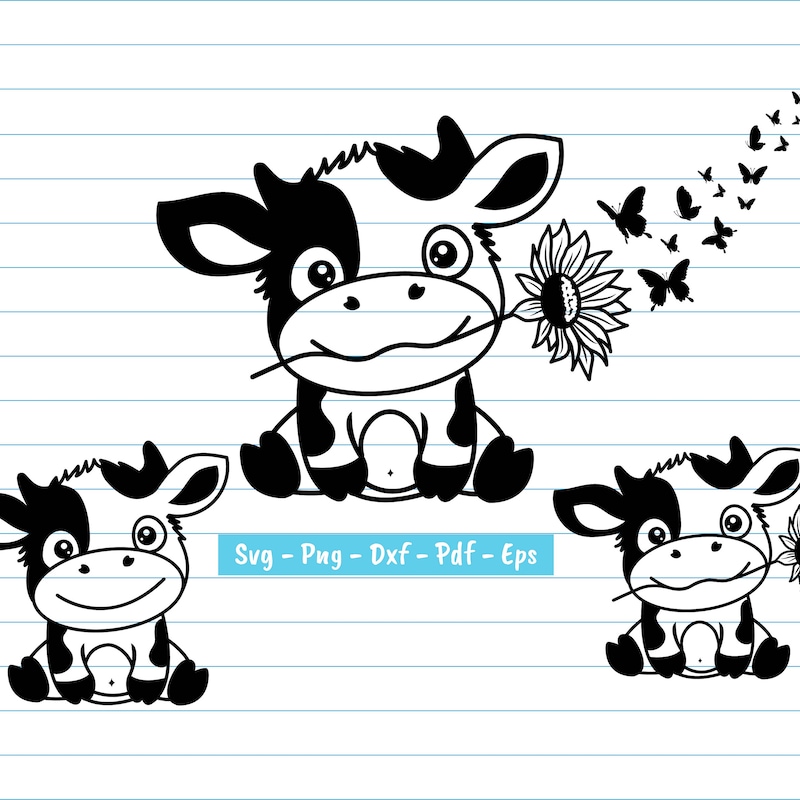 Cow Svg File - Etsy