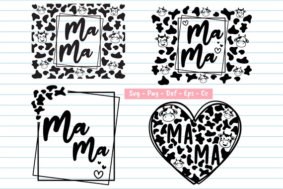 Mama Cow Svg Bundle Mothers Day Svg Mama Cow Print Svg Mama - Etsy Ireland