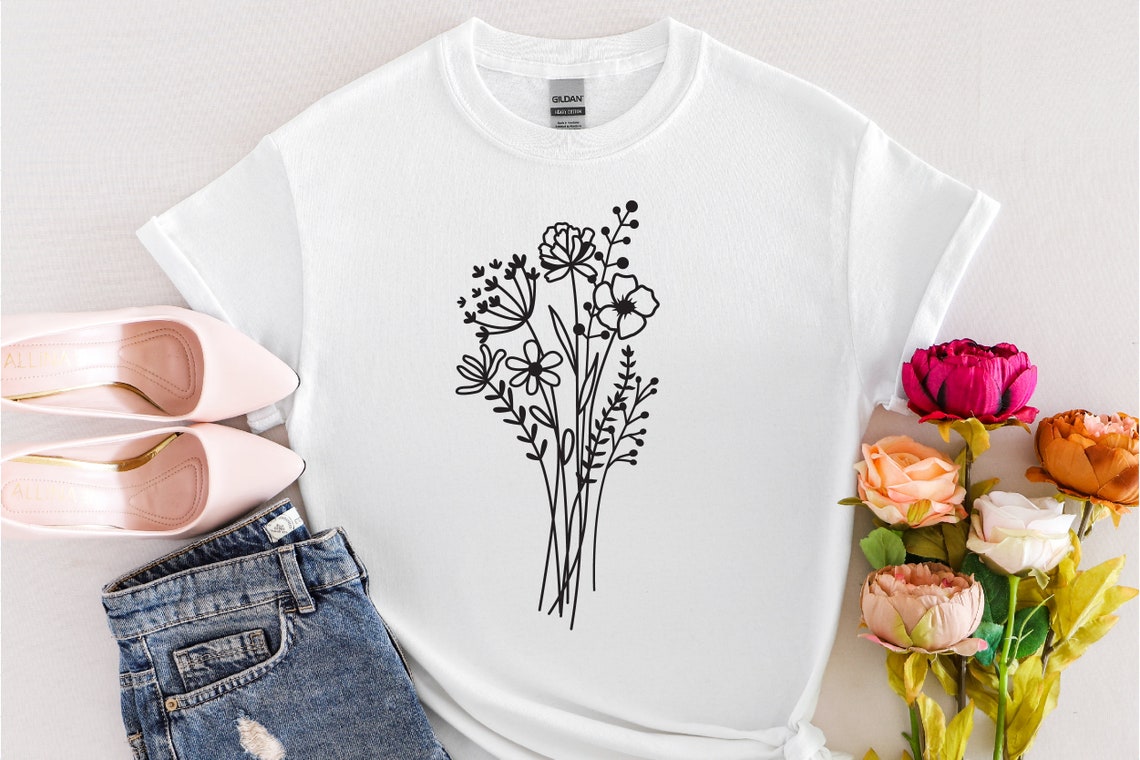 Blumen Svg Dateien Blumen Svg Bundle BlumenStrauß Svg - Etsy.de