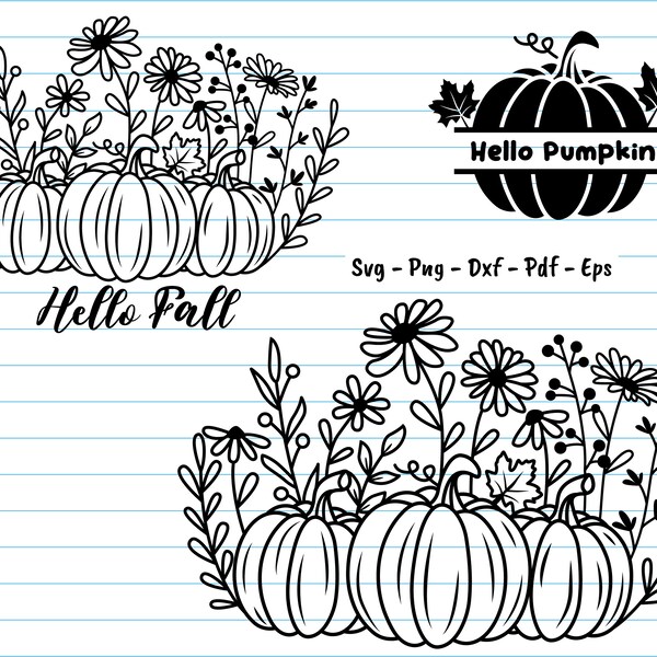 Fall Flower Svg - Etsy
