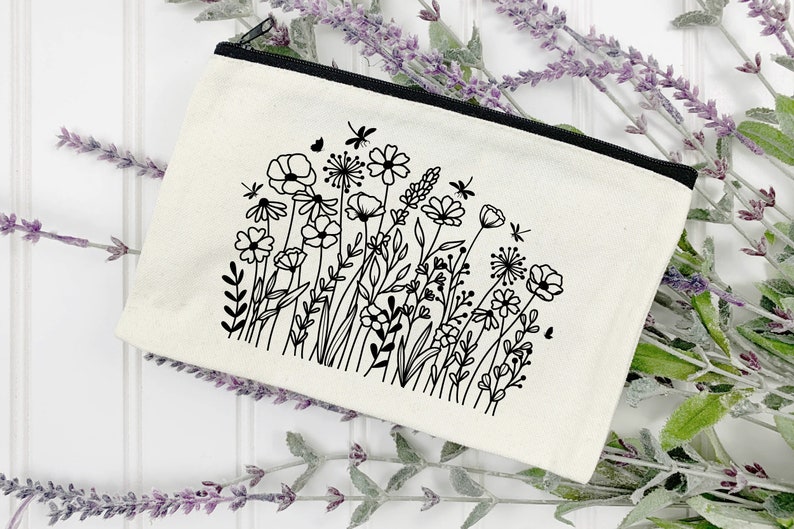 Flower Svg Wildflower Svg Wildflower Blooms Svg Flower Svg - Etsy