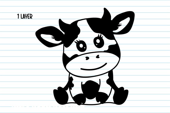 Babymeisje Koe Cartoon Leuke Ezel Kawaii Cartoon Vector Karakter.