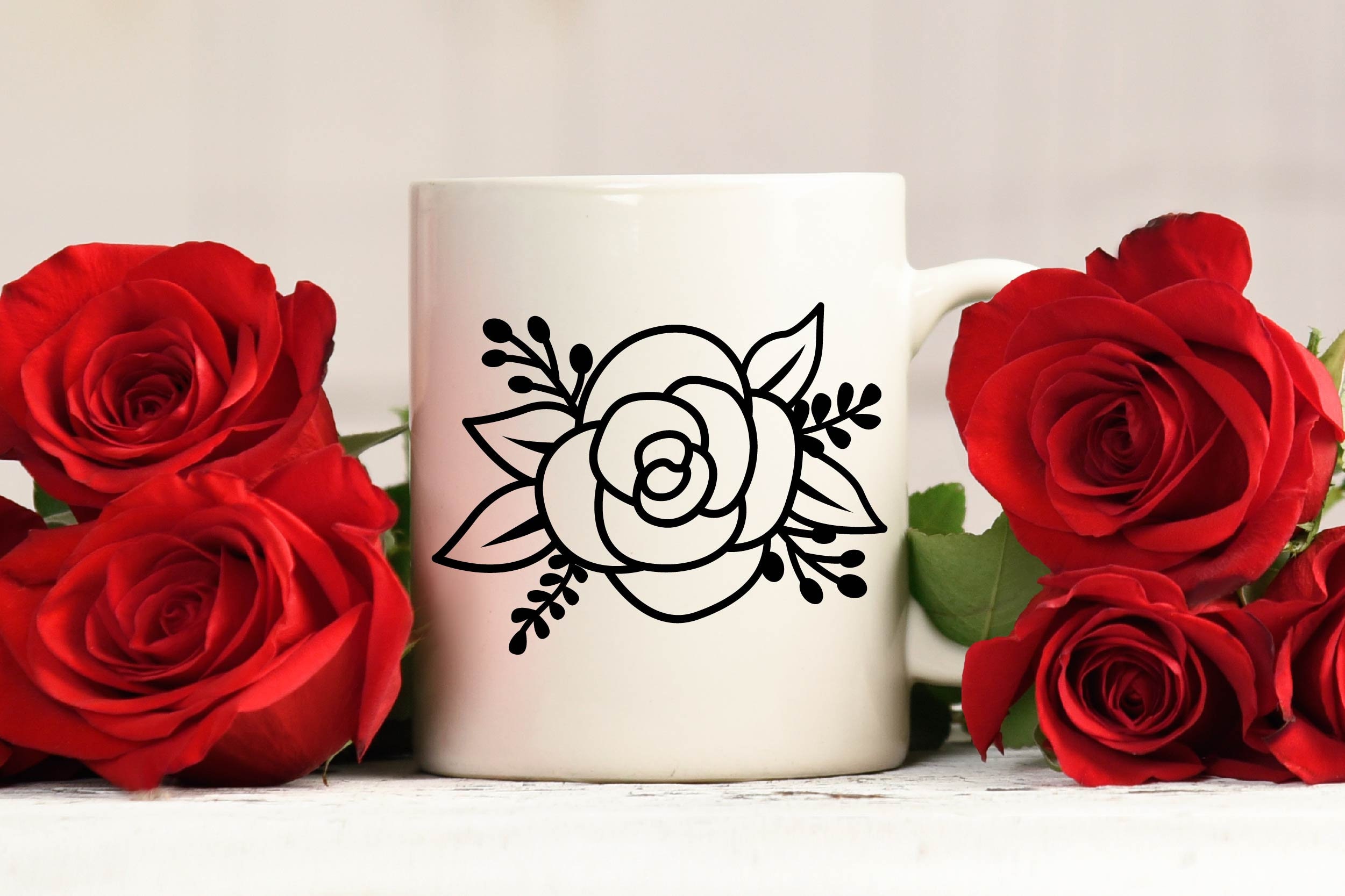 Flower Svg Files Floral Svg Flower Svg Bundle Flower Border - Etsy