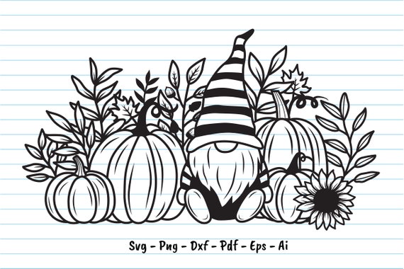 Fall Gnome Svg Fall Svg Gnome Svg Fall Pumpkin Svg Gnome - Etsy
