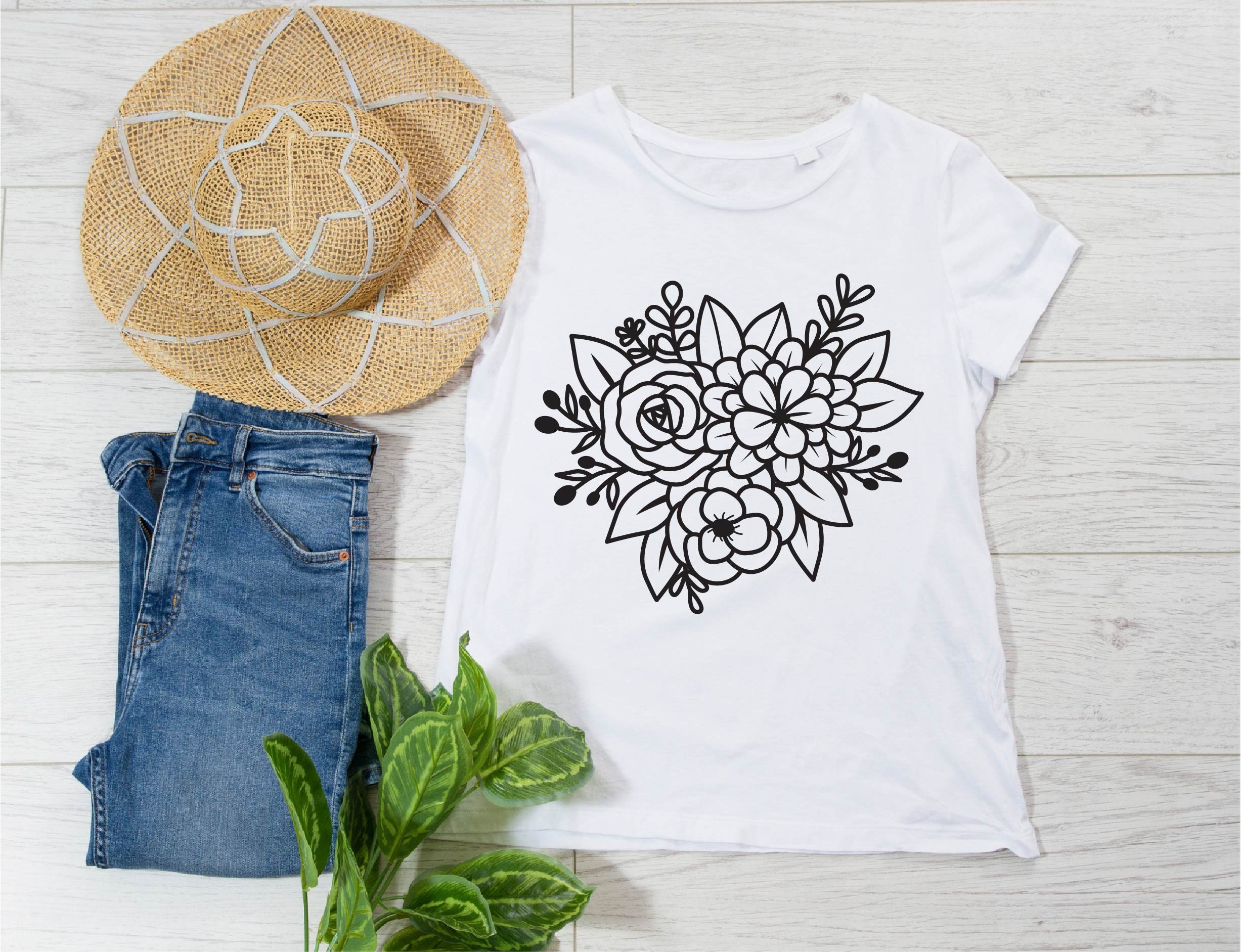 Flower Bouquet Svg Flower Svg Flower Svg Cut Files Wedding | Etsy Canada