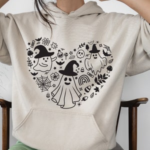 Halloween Svg, Halloween Heart Svg, Halloween Shirt Svg, Ghost ...