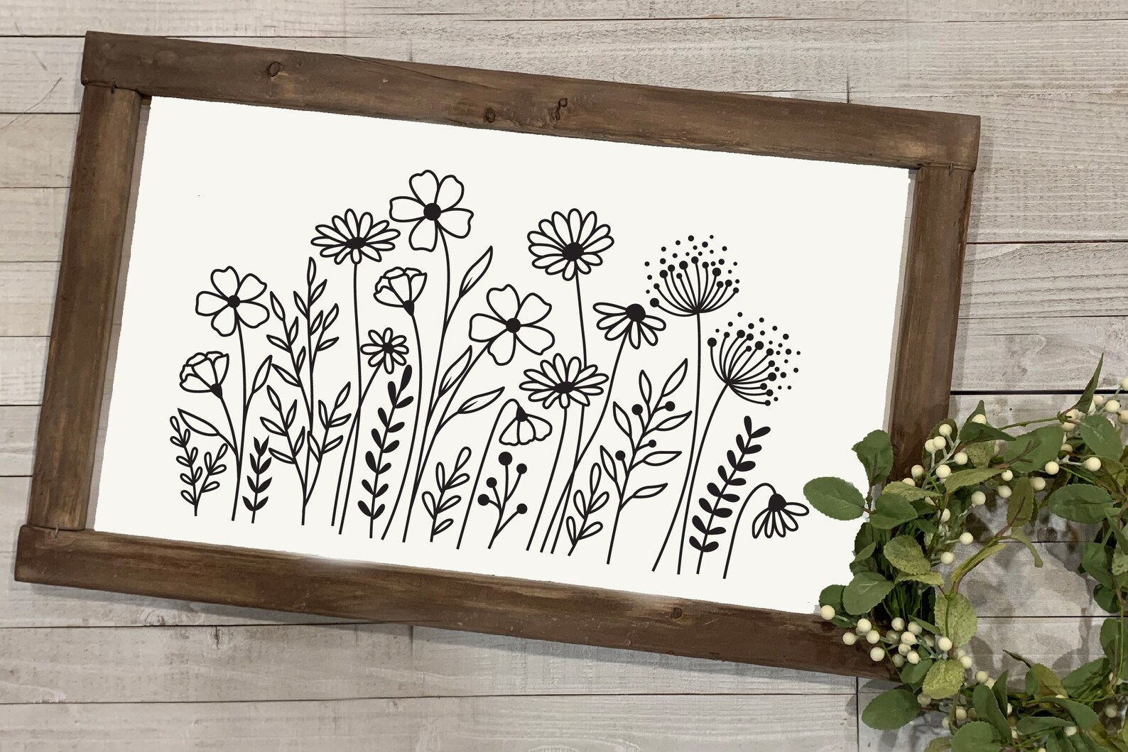 Wildflower Svg Bundle, Wildflower Svg Files, Flower Svg, Flower Border ...