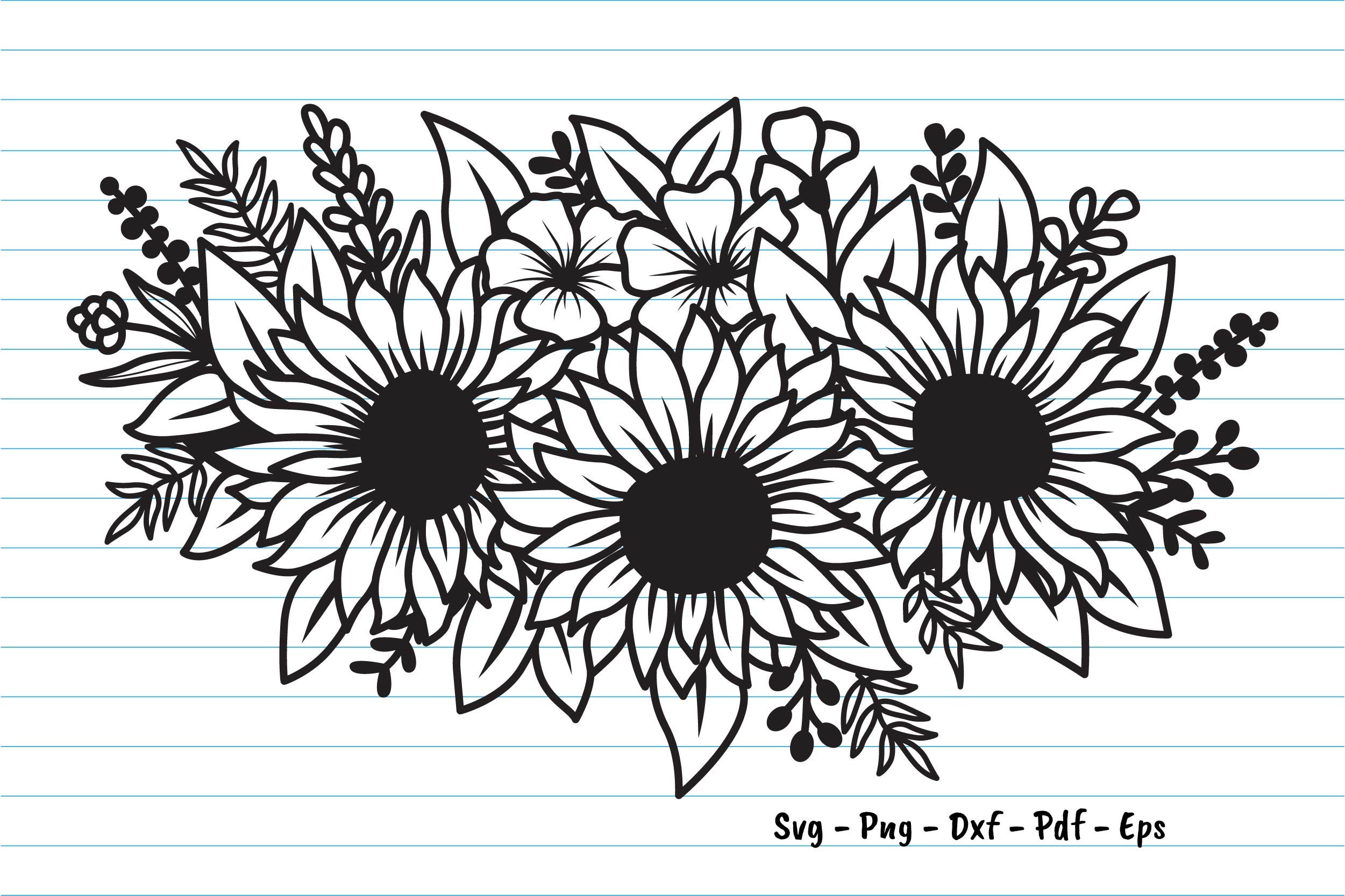 Sunflower Svg Files Sunflower Svg Flower Svg Files Flower - Etsy Australia