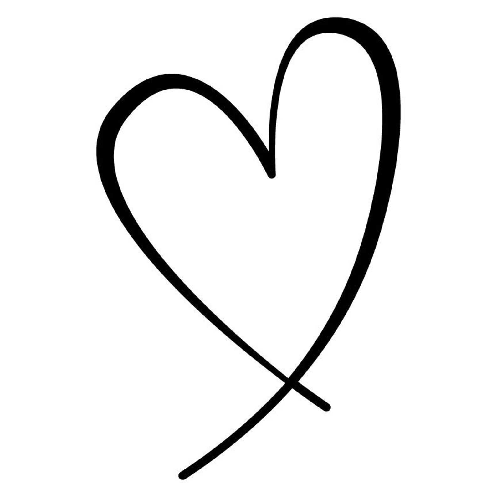 59 Herz Form Svg Herz Svg handgezeichnetes Herz Svg Doodle - Etsy ...