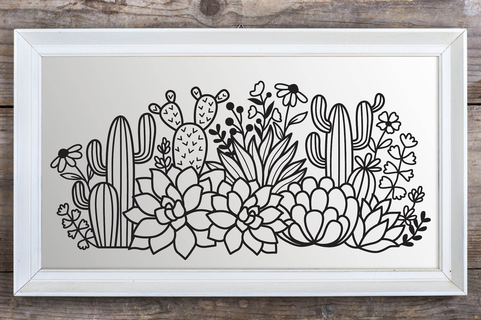 Cactus Svg Files, Cactus Flower Svg, Cactus Wildflower Svg, Cactus ...