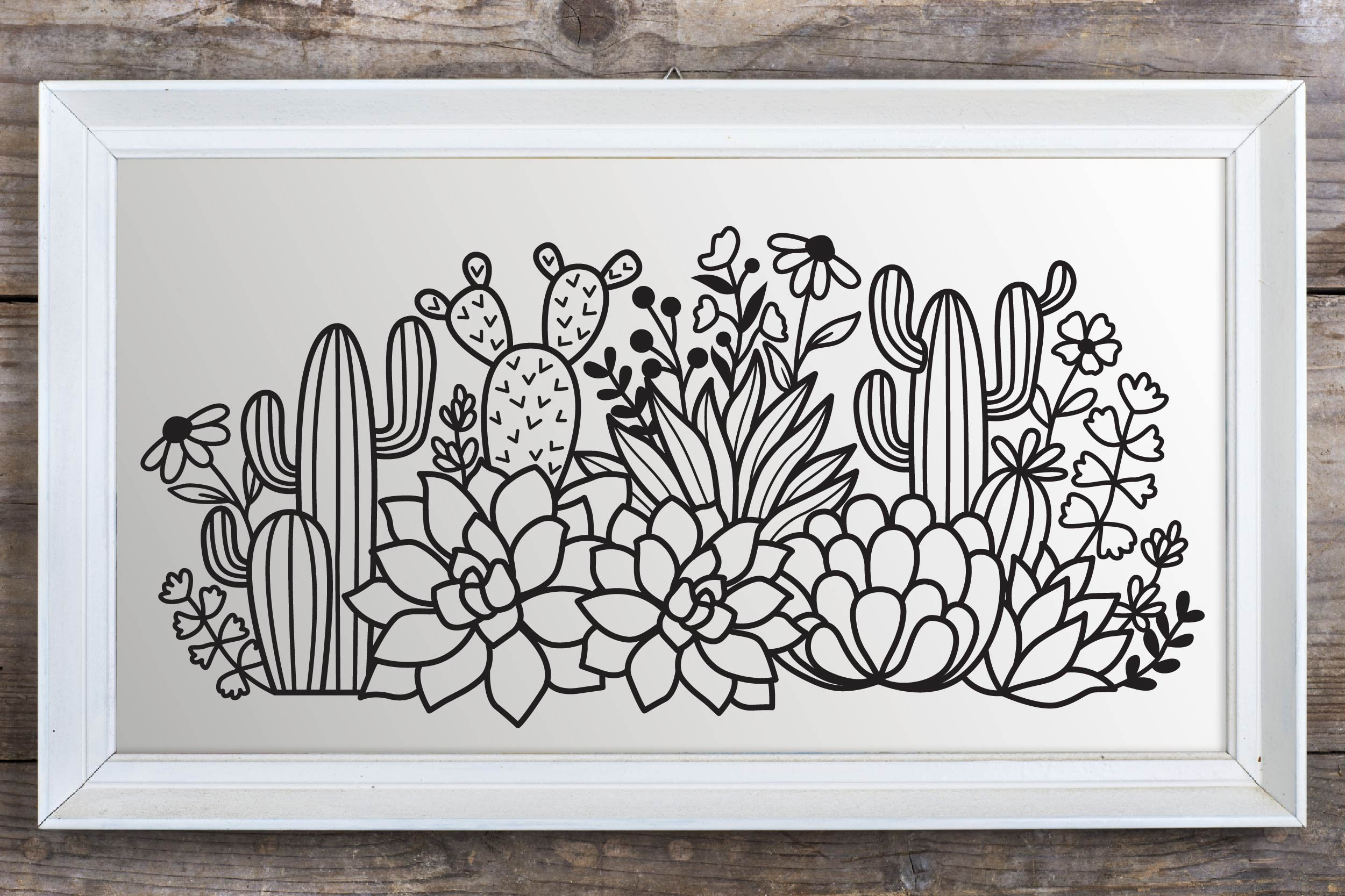 Cactus Svg Files Cactus Flower Svg Cactus Wildflower Svg - Etsy