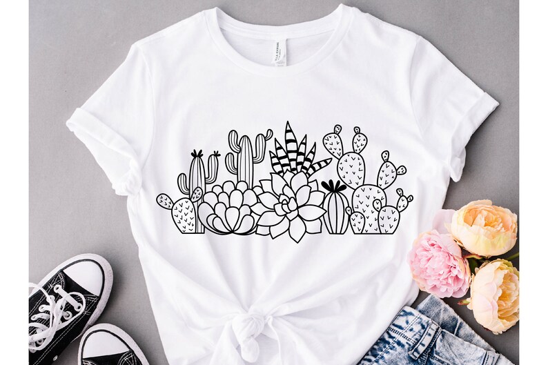 Cactus Svg Cactus Svg Bundle Cactus Border Svg Succulent - Etsy