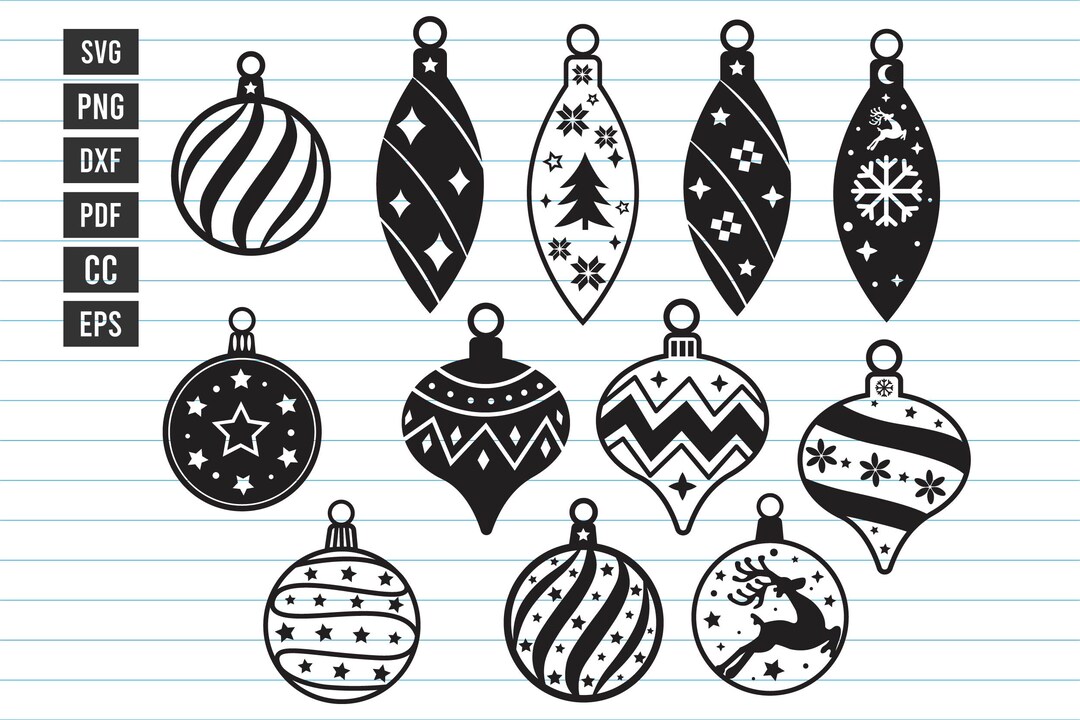 Christmas Svg Bundle, Christmas Ball Svg, Christmas Ornament Svg Bundle ...