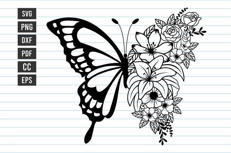 Butterfly Svg Floral Butterfly Svg Flower SVG Floral | Etsy Butterfly Svg Floral Butterfly Svg Flower SVG Floral | Etsy