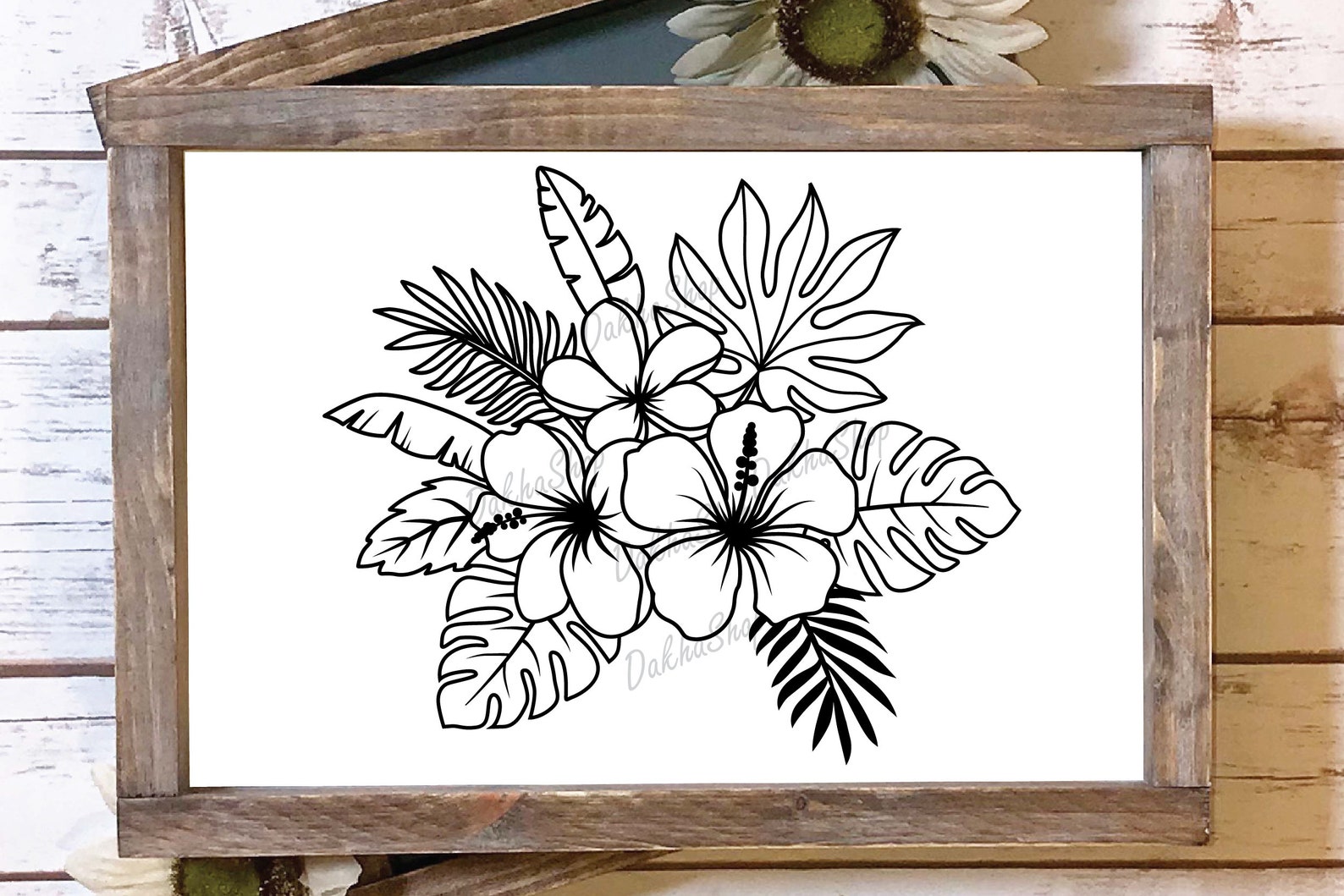 Flower Svg Bundle Flowers Svg Tropical Flower Svg Tropical - Etsy